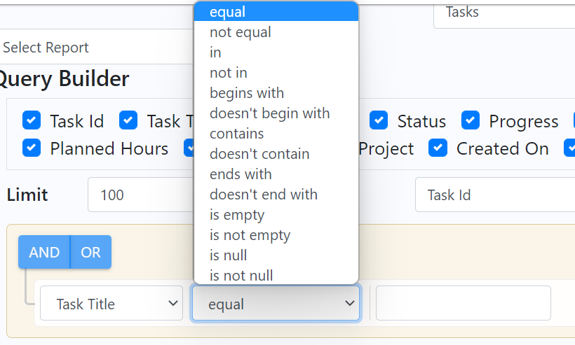 Dynamic Report - QPunch Project Management Software