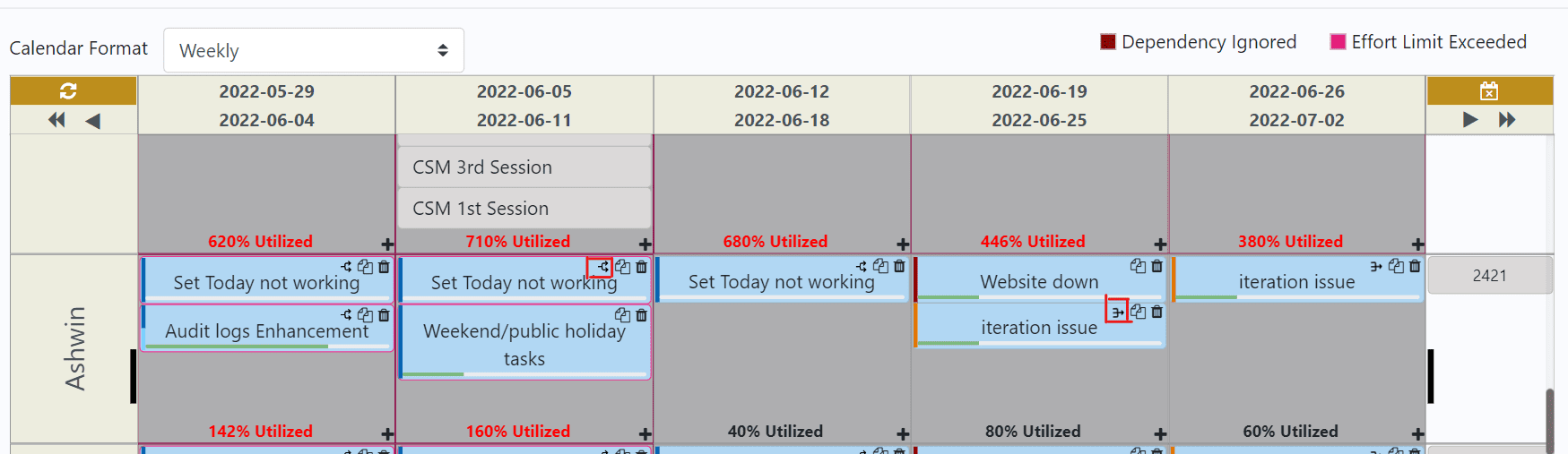 Split Task - QPunch Project Management Software