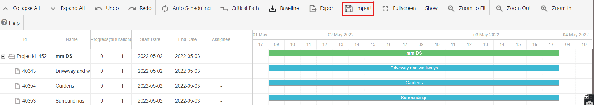 Microsoft Project Integration – QPunch