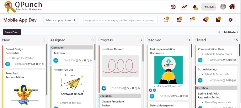 QPunch – Making Project Management Simple